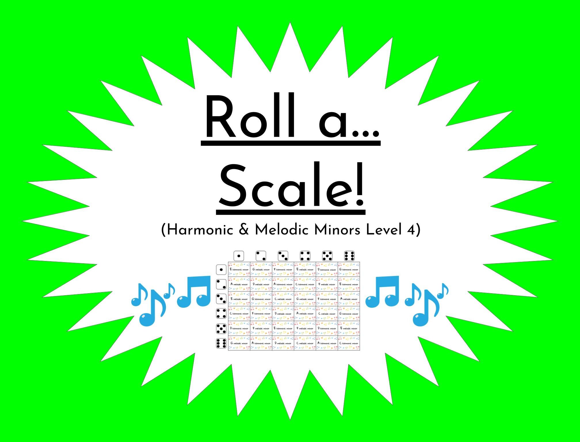 Roll a Scale - Level 4 (instrument Scale Practice & Composition) - Etsy