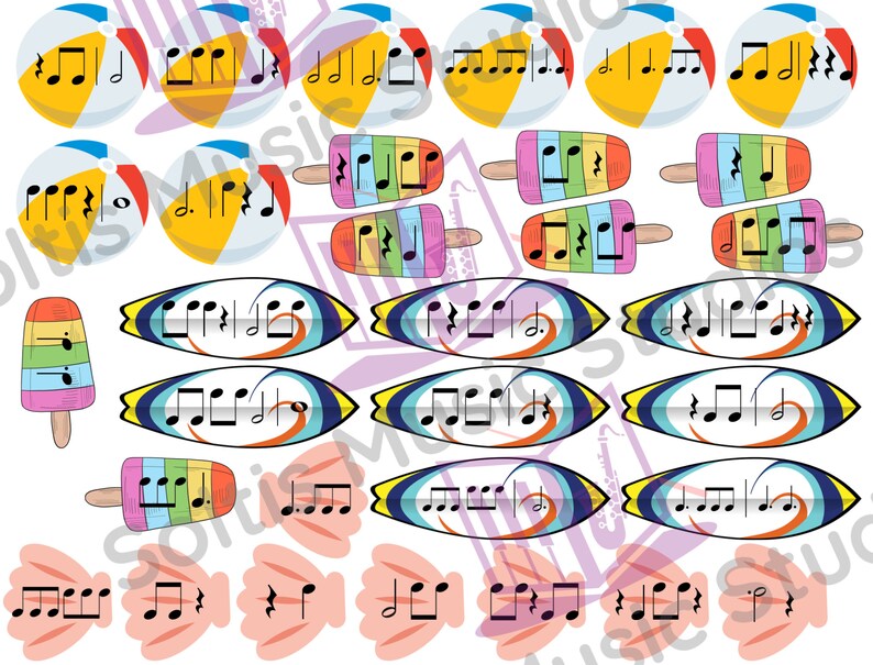 Summer Sorting - Time Signatures - Etsy