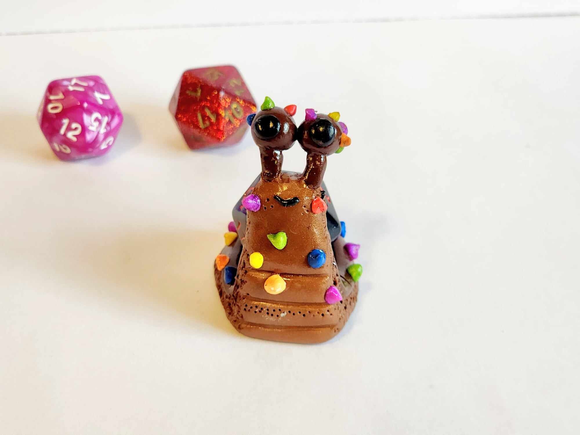Dnd Dice Snails, Dnd Decor, Dnd Dice Holders, Kawaii Dnd Accessories ...