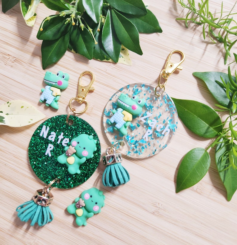 Personalised Bag Tag Kids School Bag Tag Croc Bag Tag Personalised Bag ...