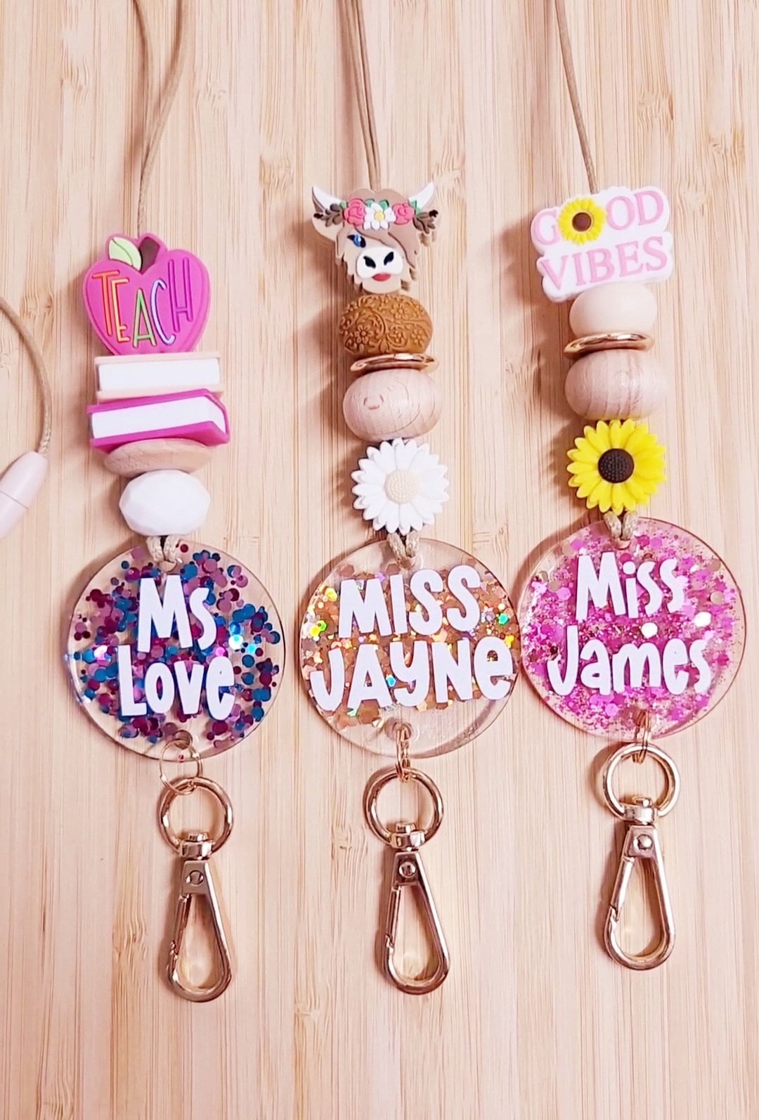 Teacher Lanyard Personalised Teacher Lanyard - Etsy