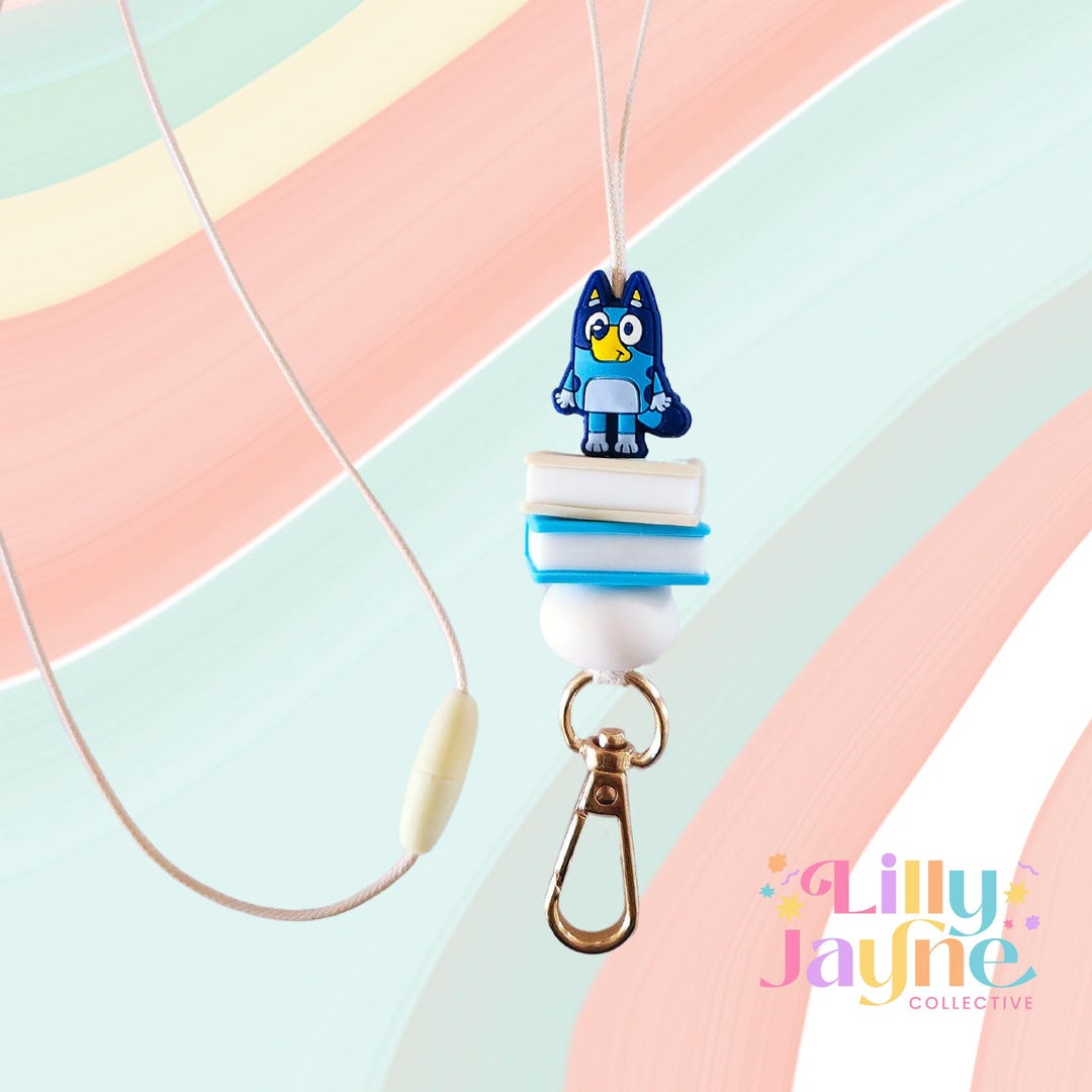 Bluey Inspired Lanyard, Educator Gift, Work Lanyard, Teacher Lanyard ...