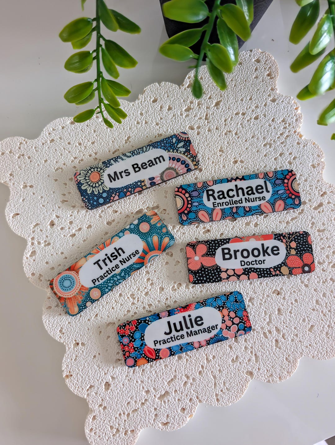 Personalised Name Badge, Nurse Name Badge, Teacher Name Badge, First ...
