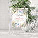 Spring Floral Welcome Birthday Sign - Etsy