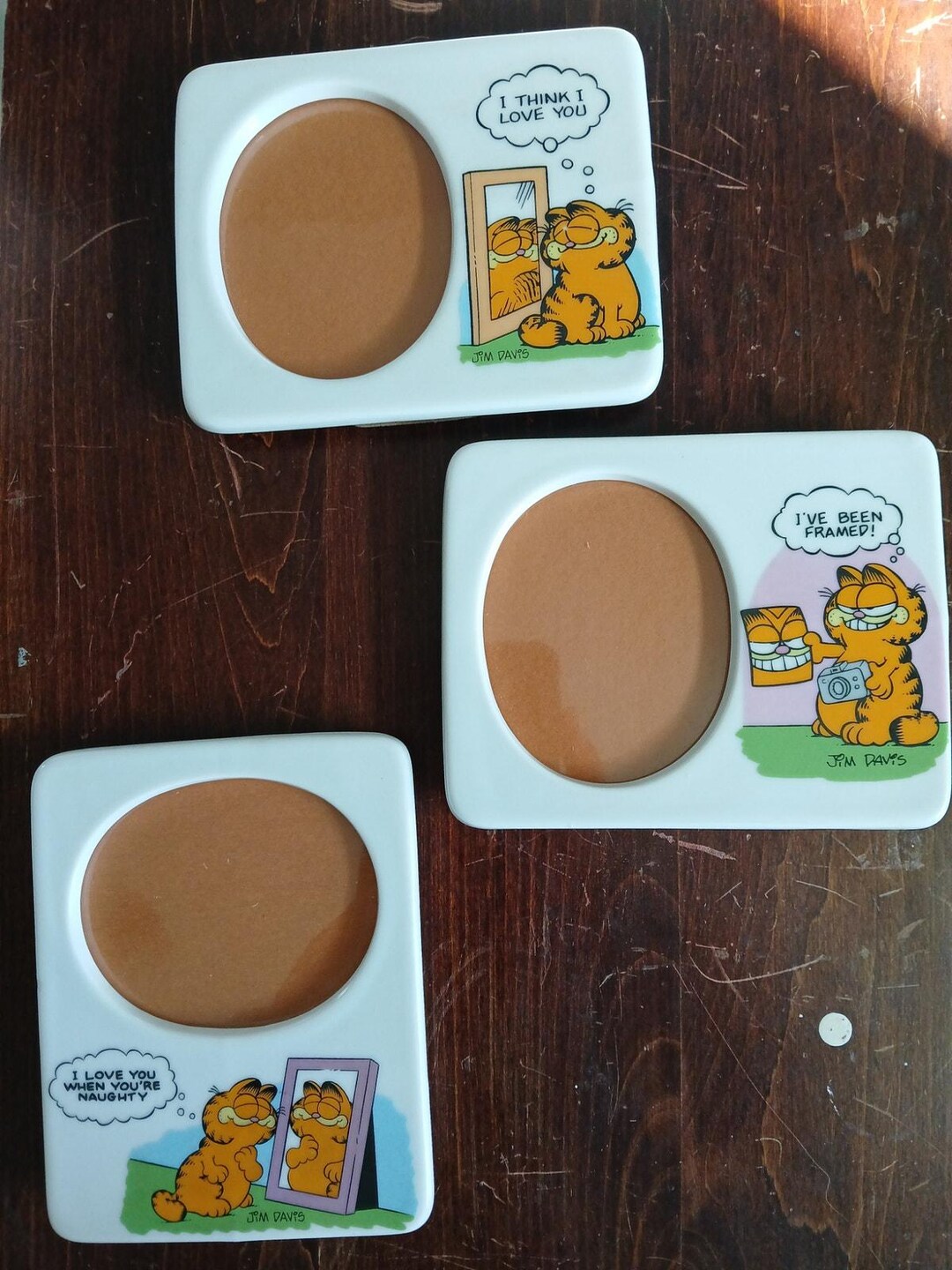 Vintage Garfield Enesco Collectible Mini Picture Frames Japan - Etsy