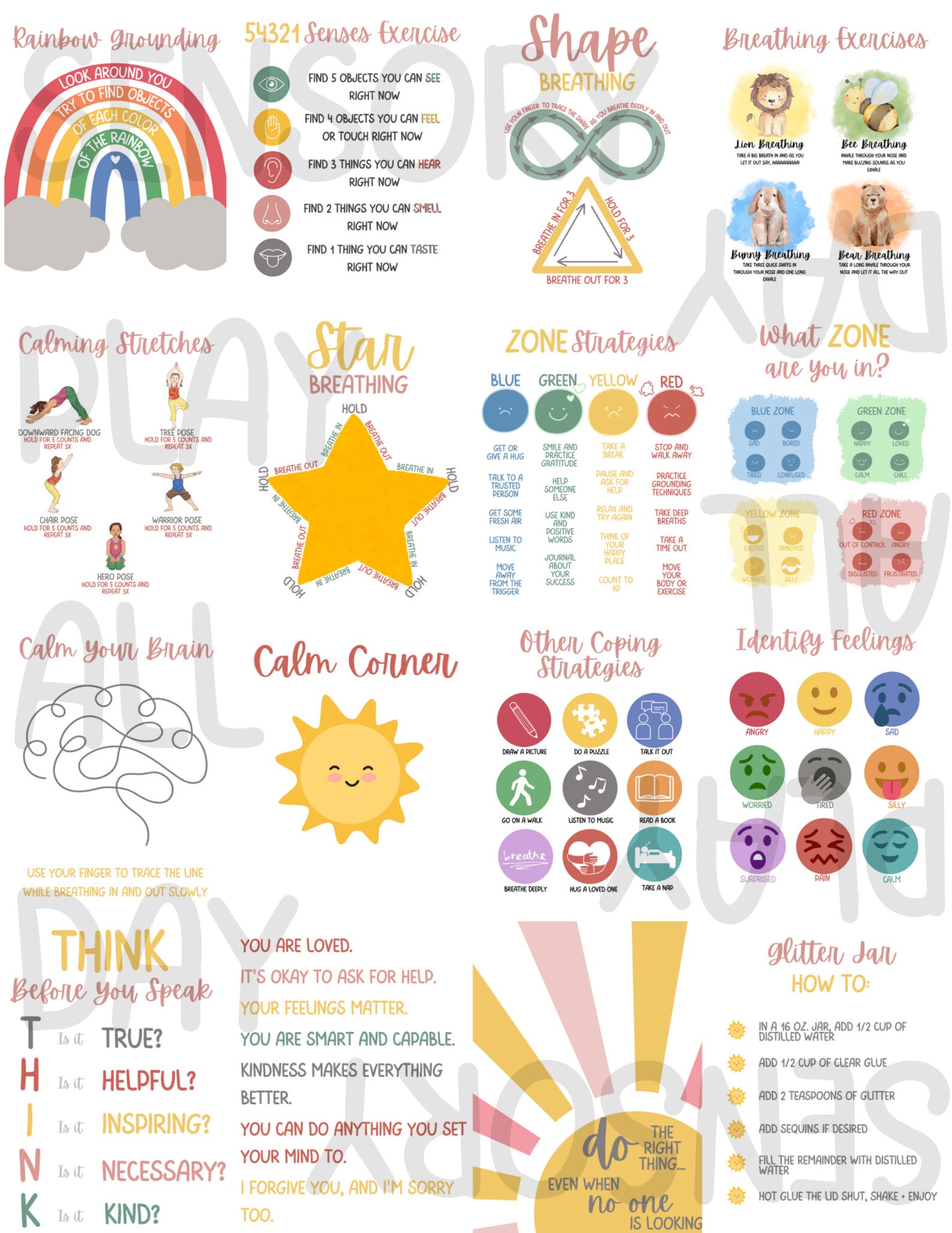 Calm Down Corner Posters, Emotions Poster, Calm Down Corner Printable ...