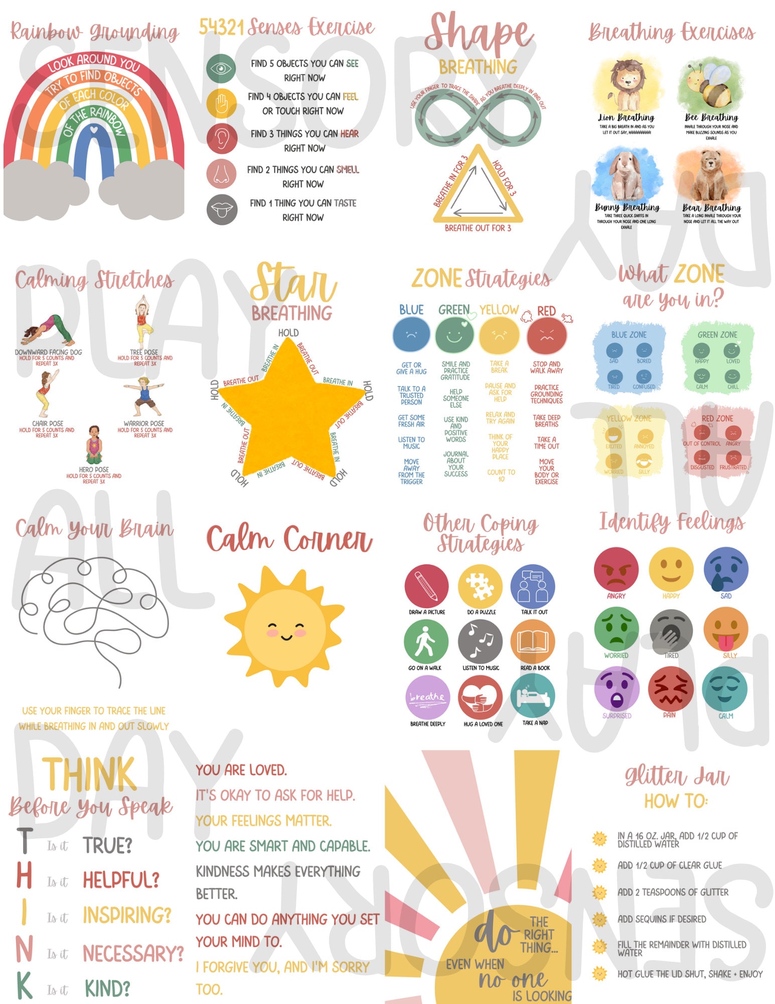 Calm Down Corner Posters, Emotions Poster, Calm Down Corner Printable ...