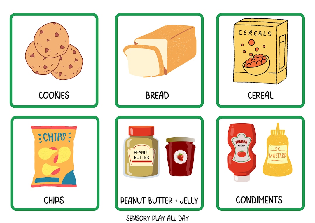 Grocery Store Items Printable - Etsy
