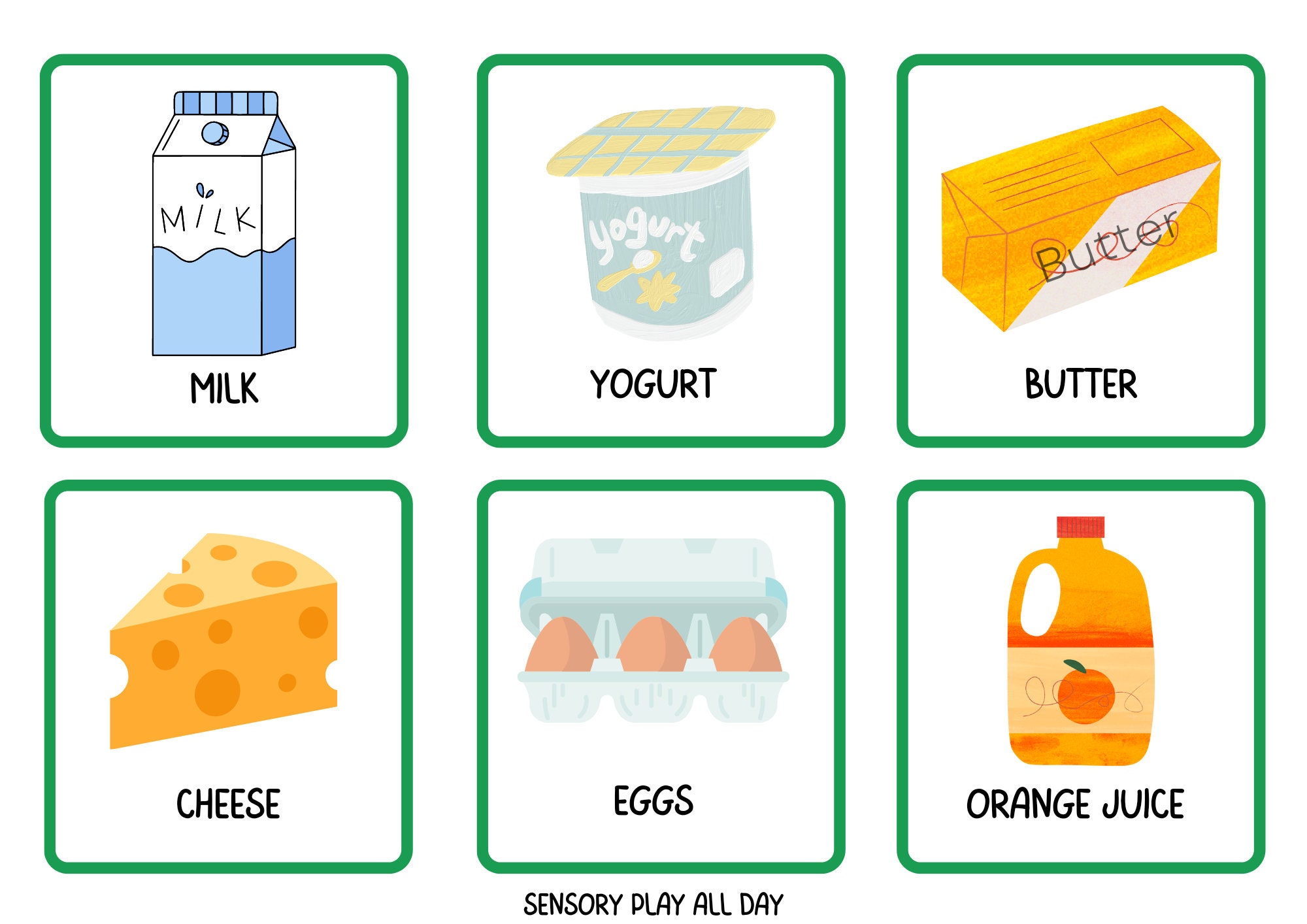 Grocery Store Items Printable - Etsy