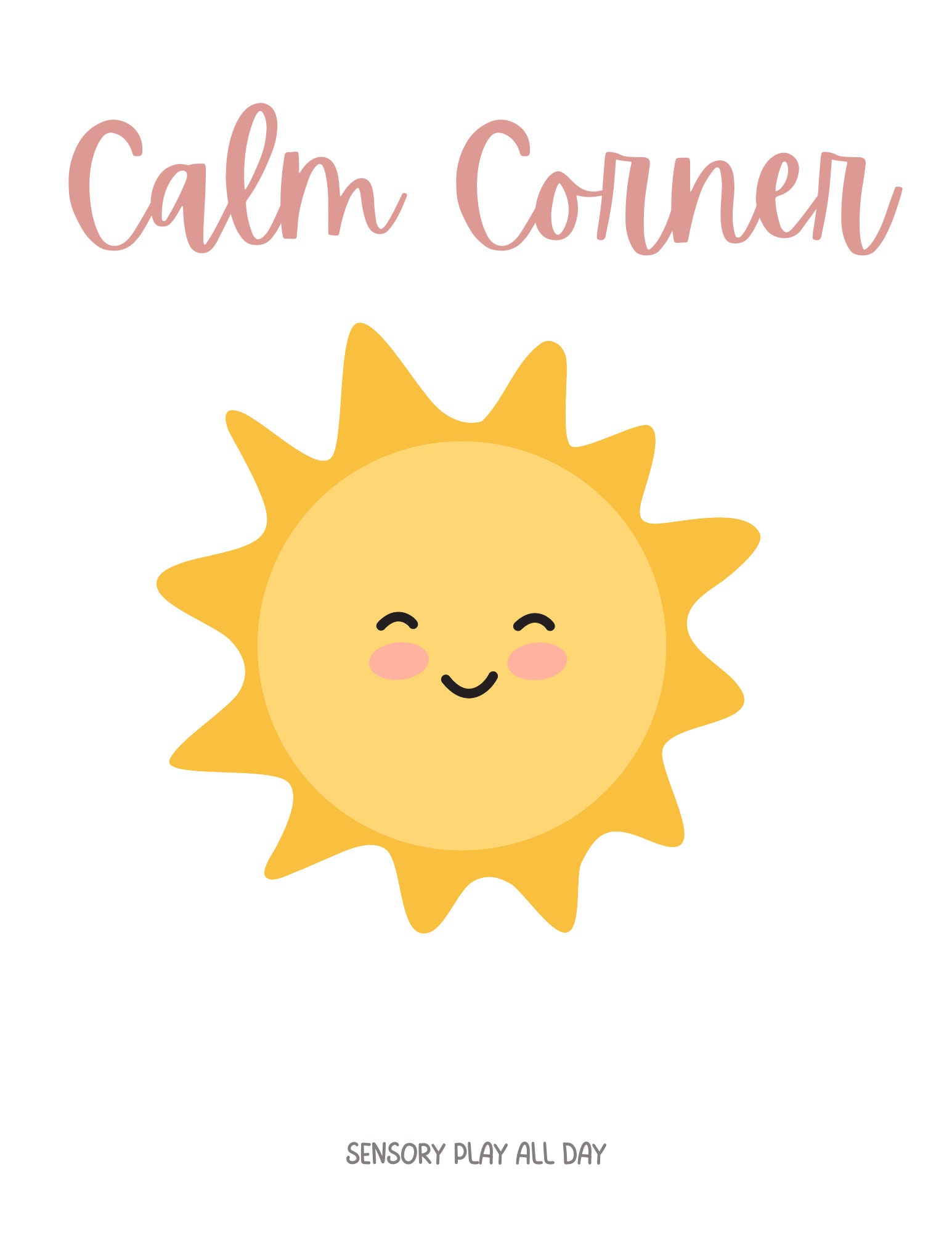 Calm Down Corner Posters, Emotions Poster, Calm Down Corner Printable ...