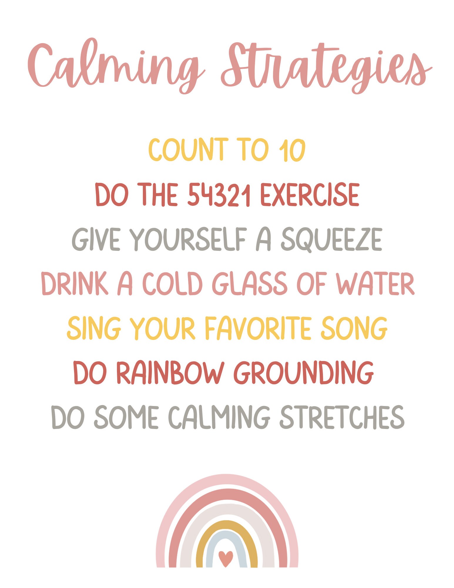 Calm Down Corner Posters, Emotions Poster, Calm Down Corner Printable ...