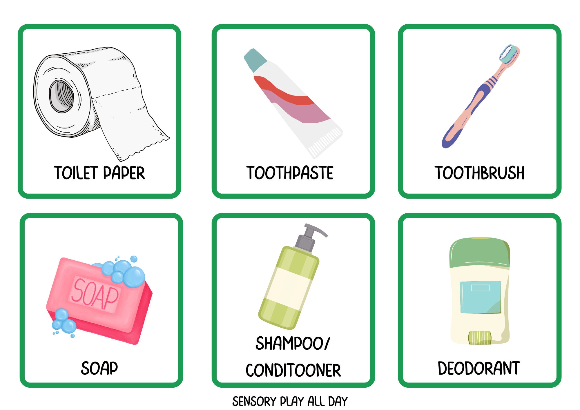 Grocery Store Items Printable - Etsy