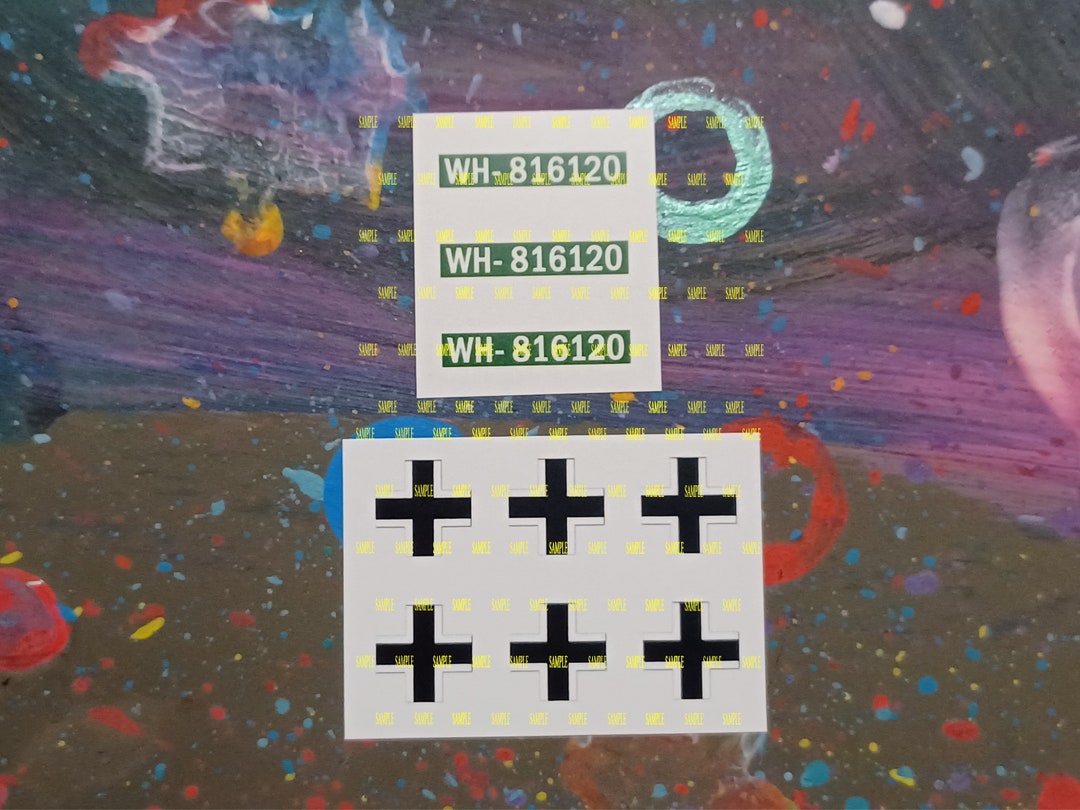 Dinky 617 German VW KDF Reproduction Stickers - Etsy