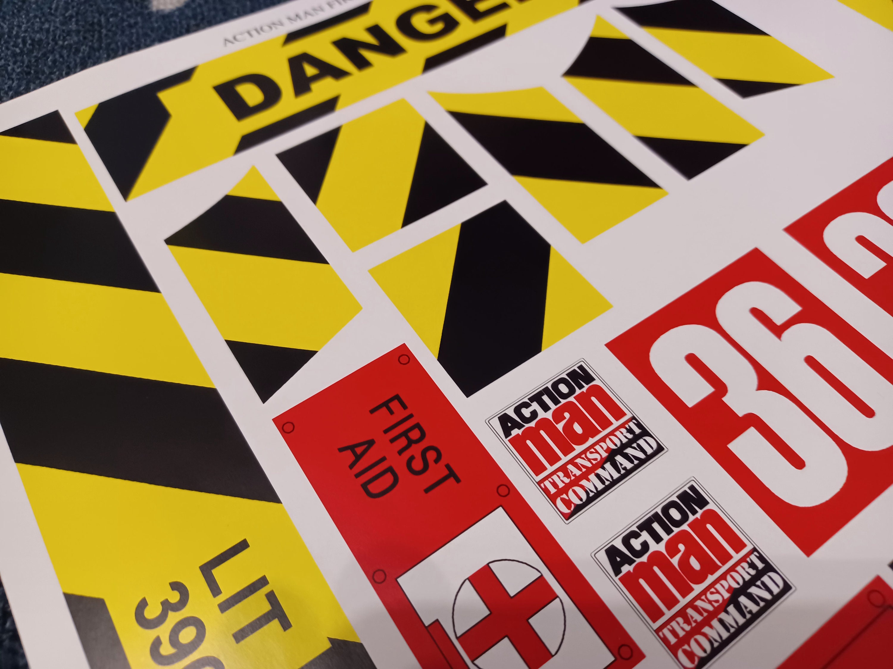 ACTION MAN Fire Tender Decals - Etsy