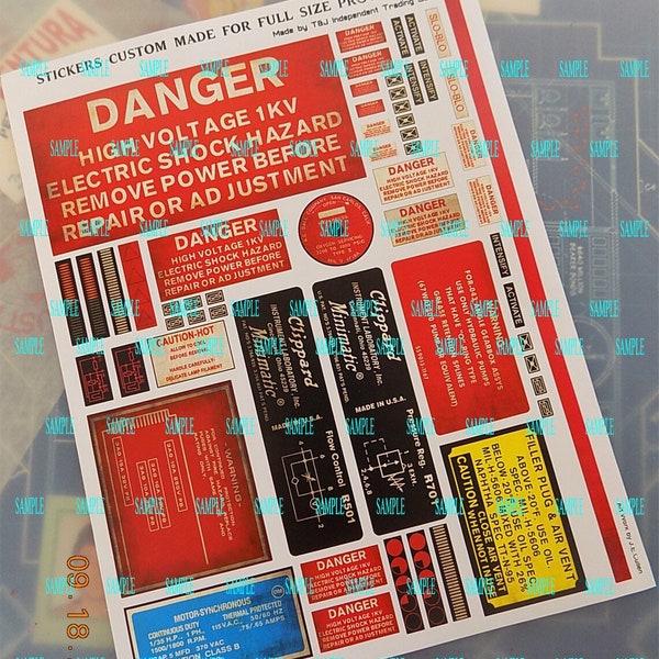 Full Size Proton Pack Stickers - Etsy