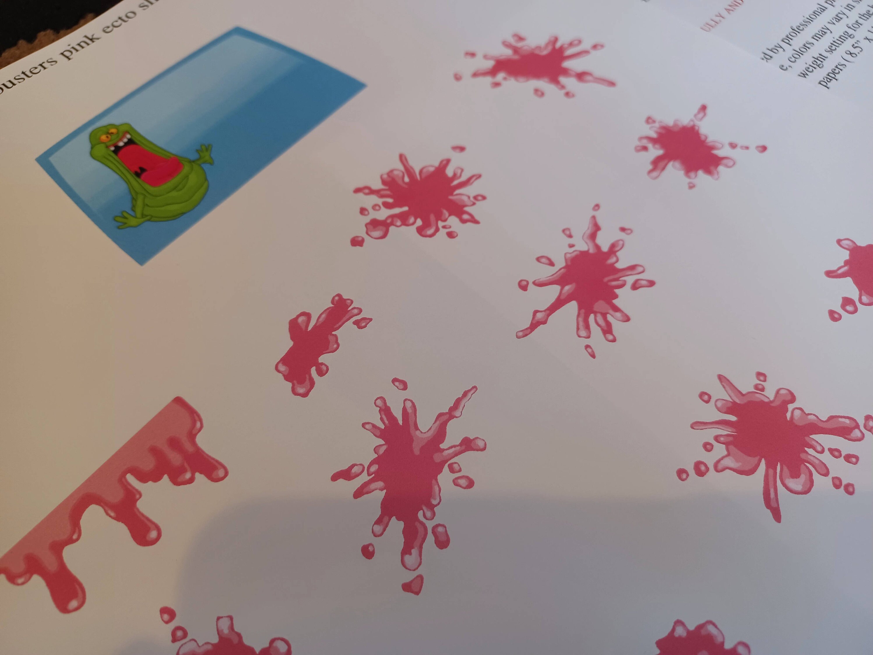 Kenner Ghostbusters Ecto Pink Slime Decals - Etsy