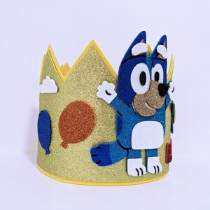 Bluey's Birthday Crown. Bluey Theme Party. Personalized Crown. - Etsy UK