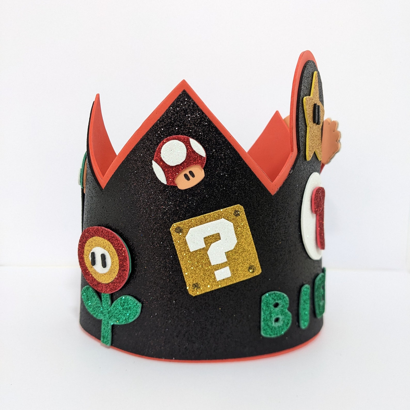 Corona de cumpleaños de Mario Bros. Fiesta temática de Super Mario Bros ...