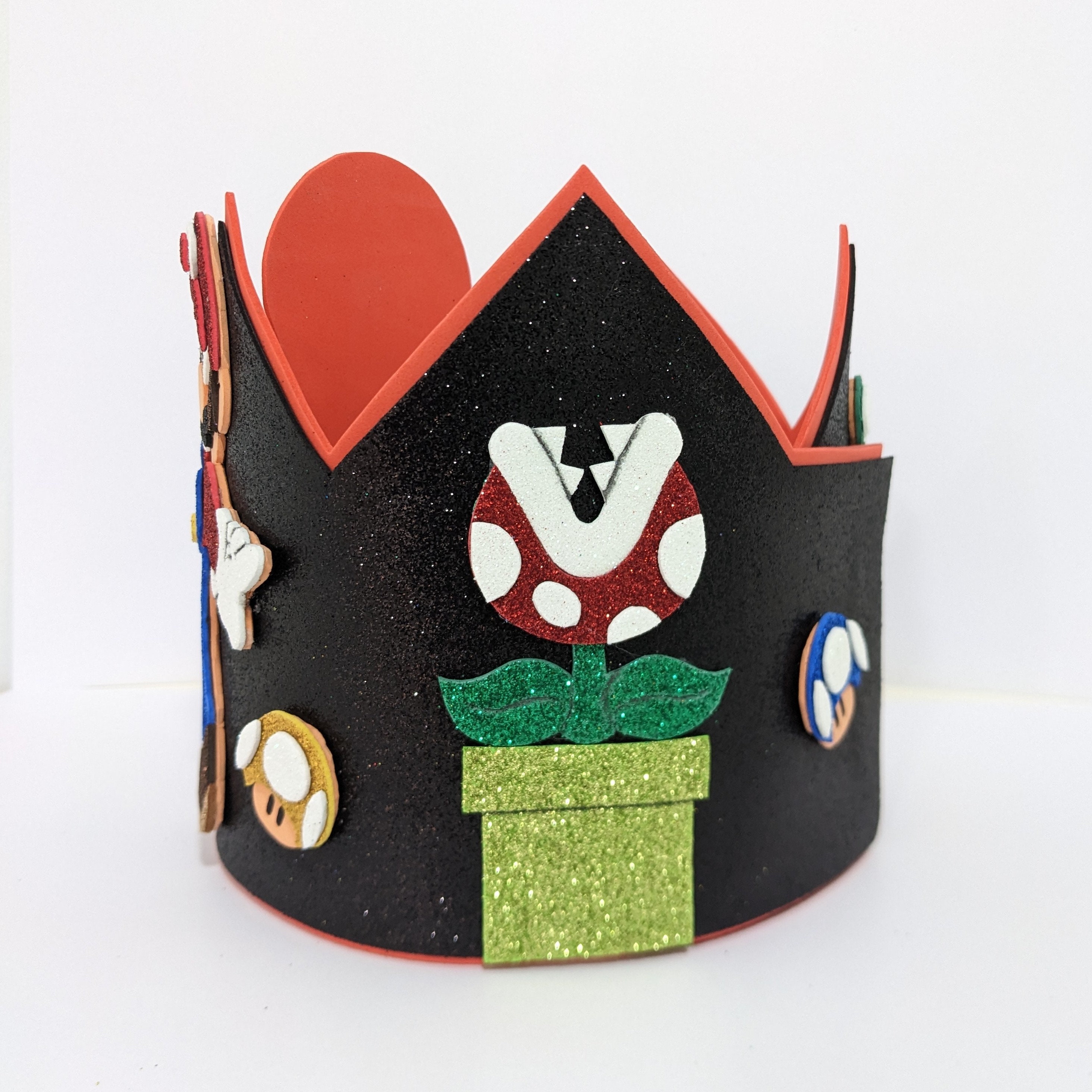 Corona de cumpleaños de Mario Bros. Fiesta temática de Super Mario Bros ...