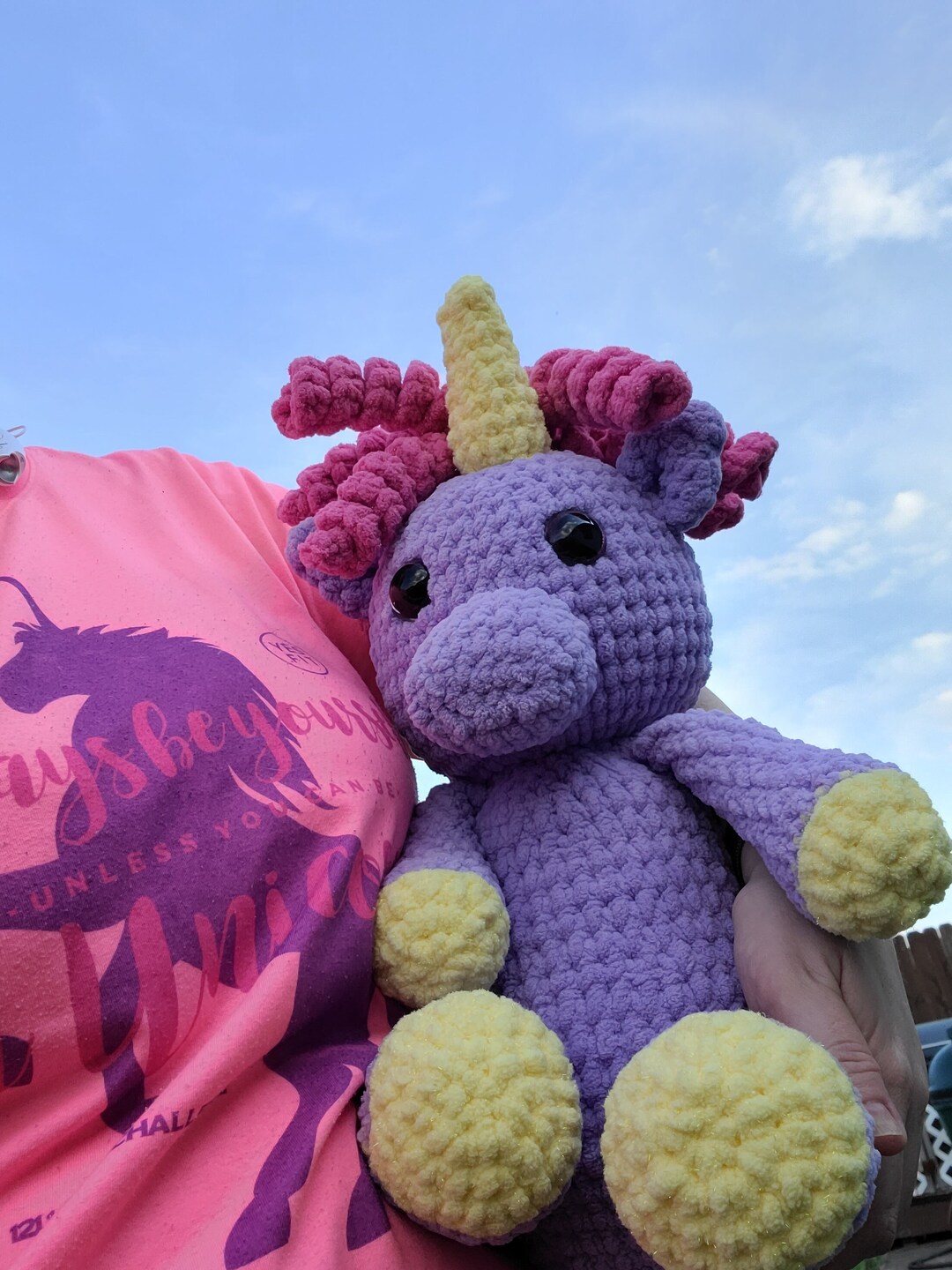 Unicorn Huggable Crochet - Etsy