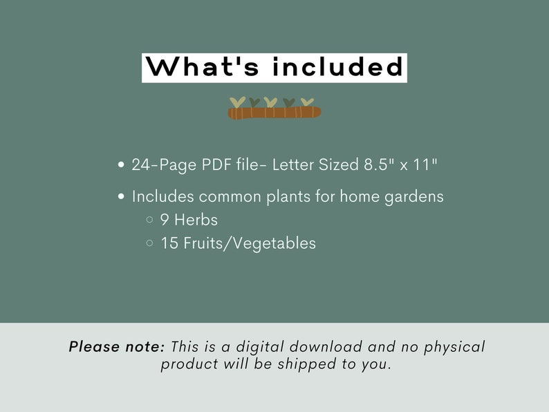Printable Companion Planting Chart Quick Garden Reference - Etsy