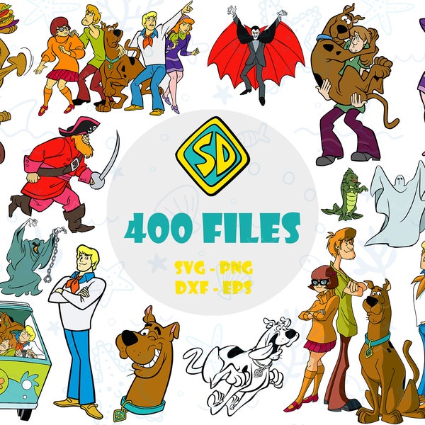 Svg Scobby Doo - Etsy