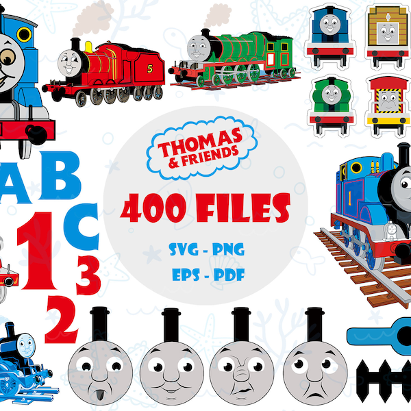 Thomas the Train Svg - Etsy