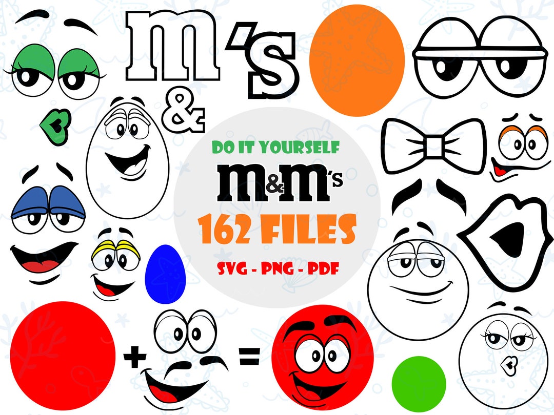 Face Svg DIY Face SVG Candy SVG Face Ornaments Svg Bundle - Etsy Hong Kong