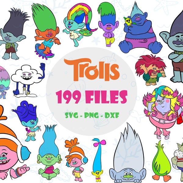 Trolls Svg - Etsy