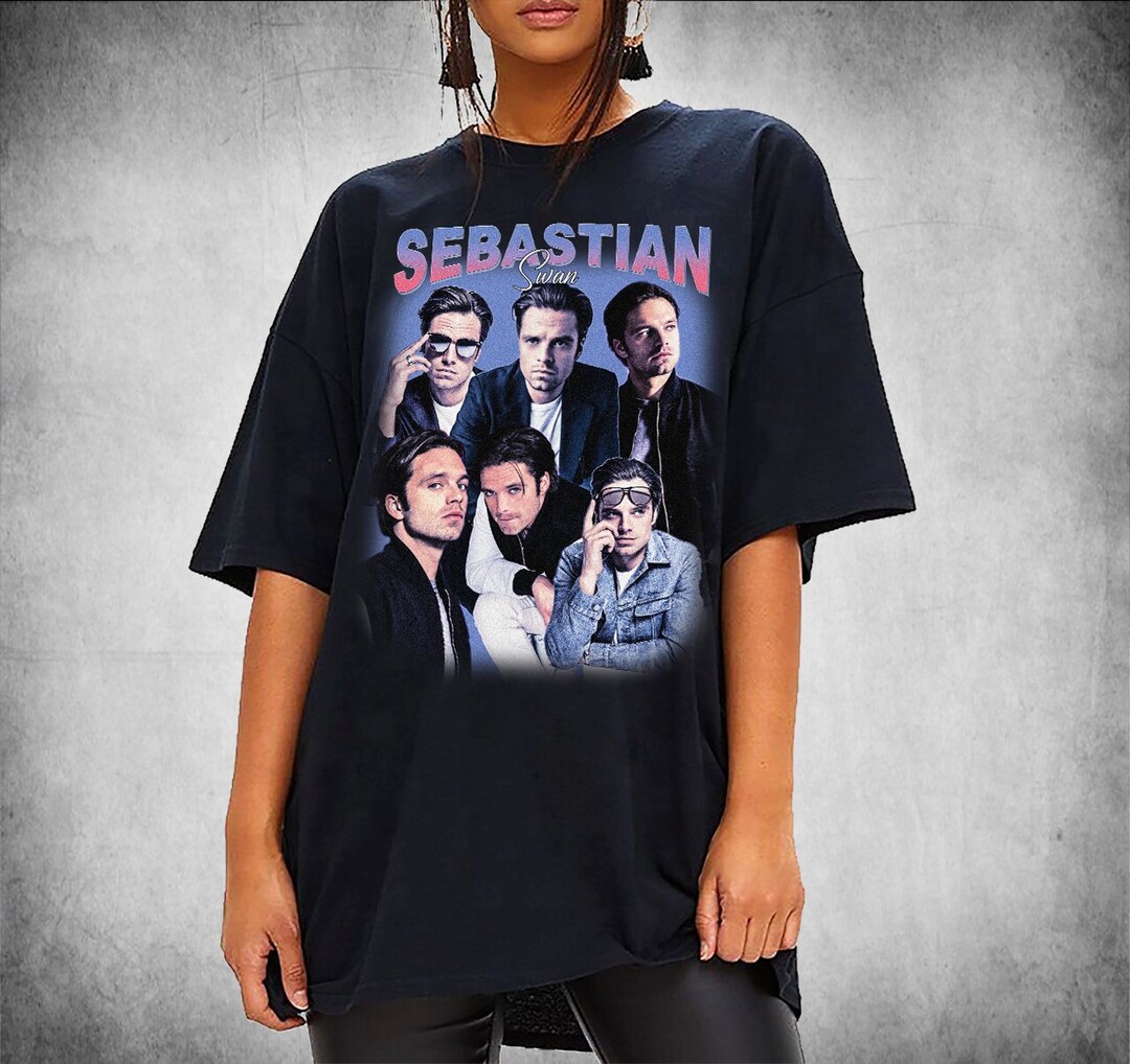 Sebastian Stan Homage Shirt Retro '90, Sebastian Stan Tribute Shirt ...