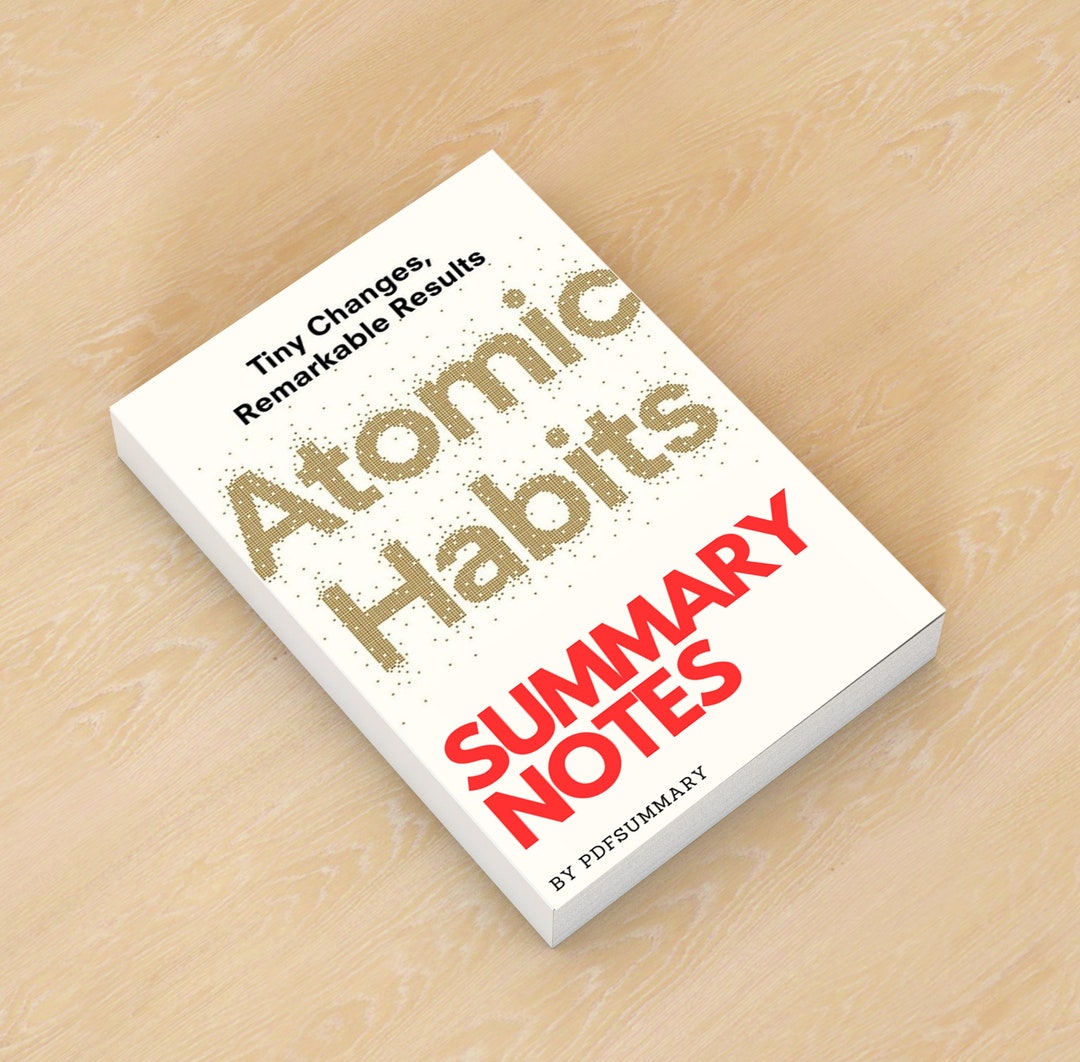 Atomic Habits Cheat Sheet, Self-improvement Guide, Time Productivity ...