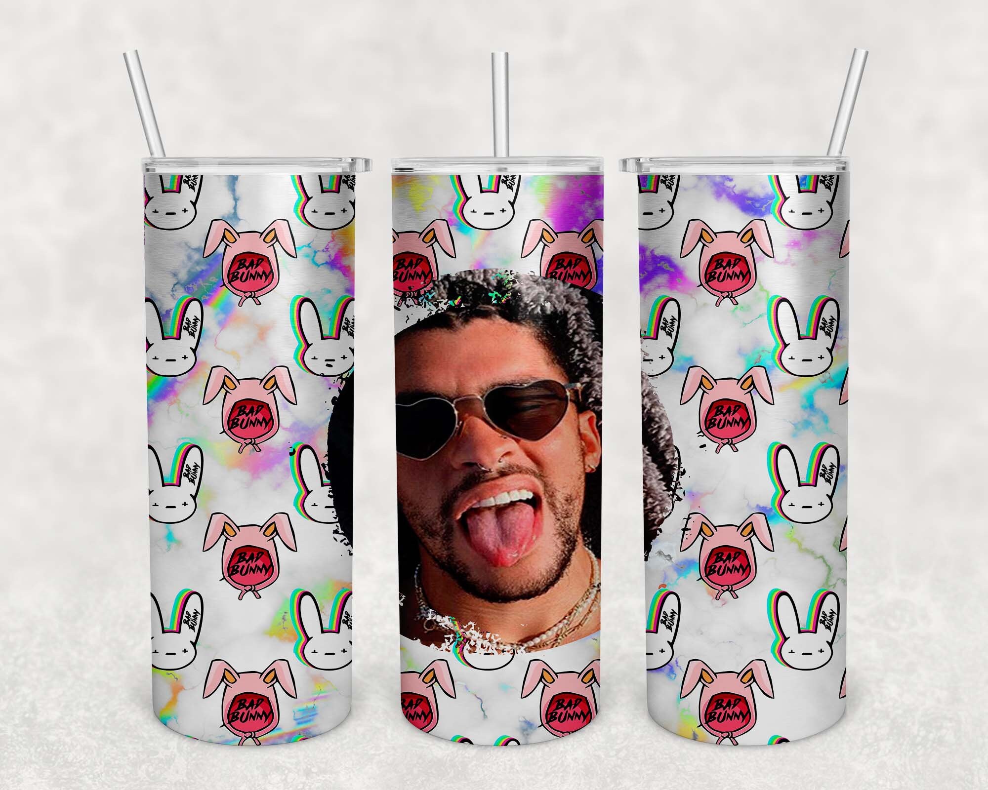 Bad Bunny Tumbler Wrap Png, Un Verano Sin Ti 20 Oz Tumbler Instant ...