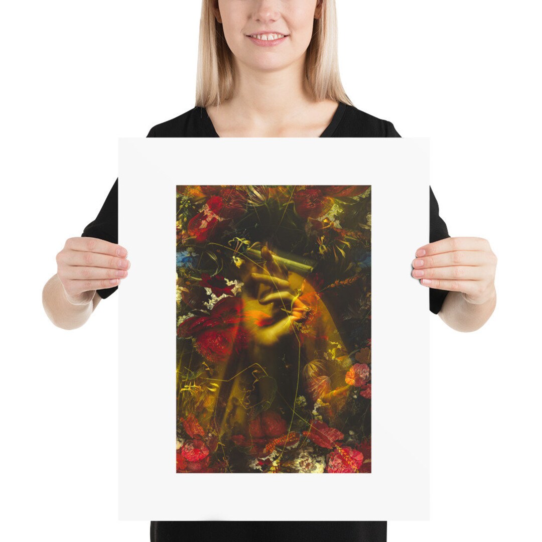 Fine Art Photography Print, Unique Art Print, Flower Portraits, Human ...