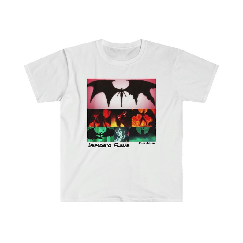 Nico Robin One Piece Demonio Fleur 'devil Form' Unisex Anime Soft T ...