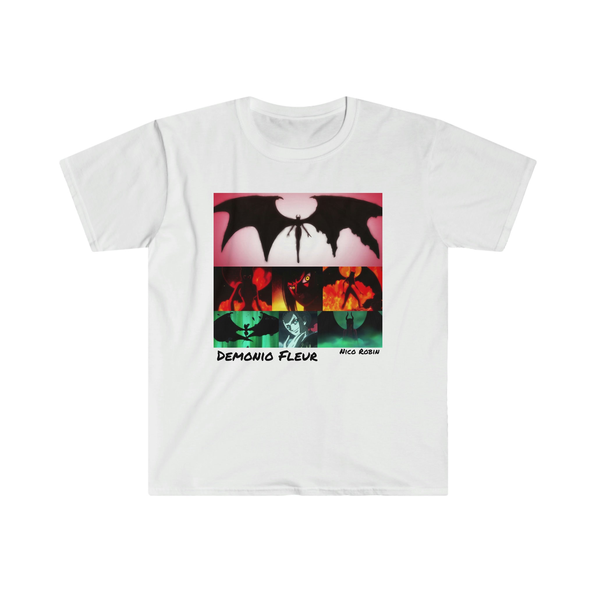 Nico Robin One Piece Demonio Fleur 'devil Form' Unisex Anime Soft T ...