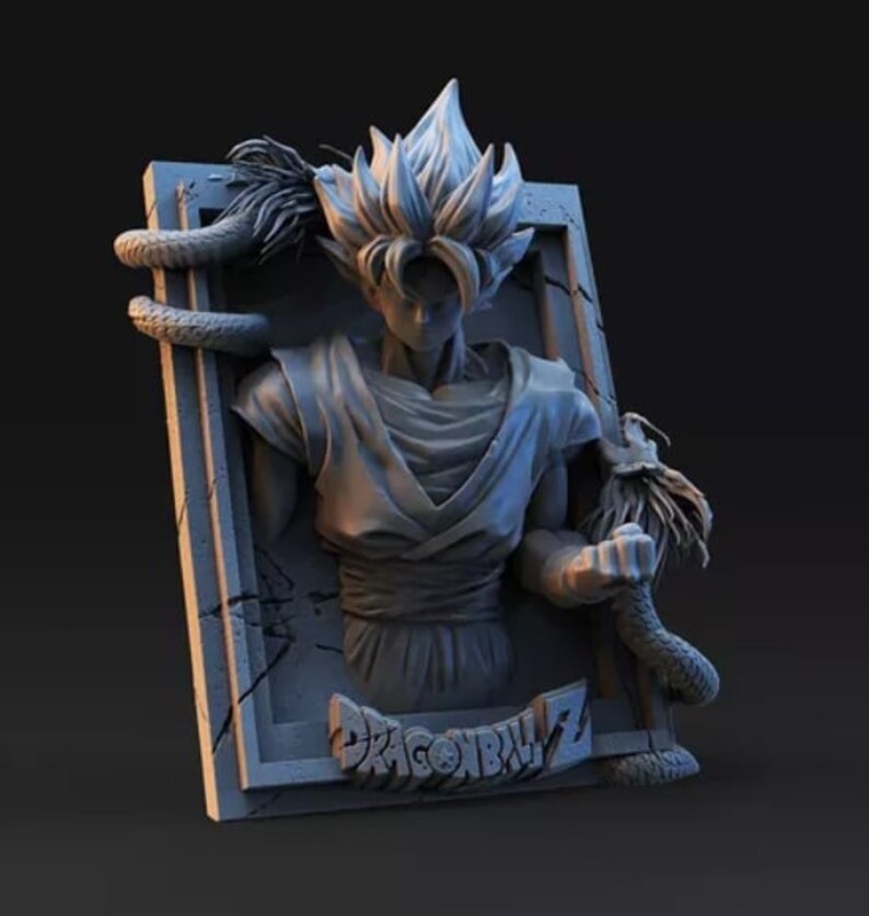 Goku Anime STL Files Pack(5 Piece Model), High Quality 3D Printer Files ...