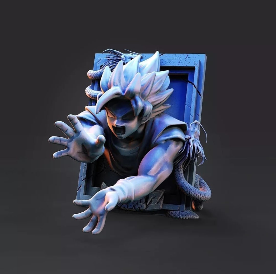 Goku Anime STL Files Pack5 Piece Model, High Quality 3D Printer Files ...