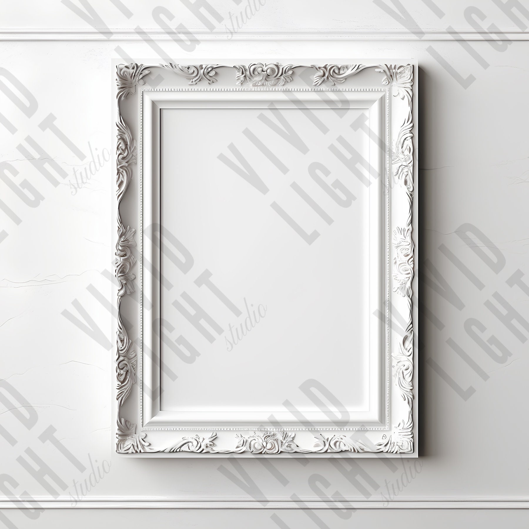 3 White Frame Bundle Artwork Mockup Frames - Etsy