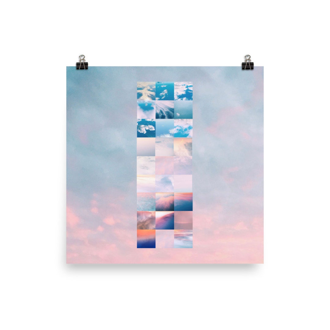 COTTON CANDY SKY Poster - Etsy