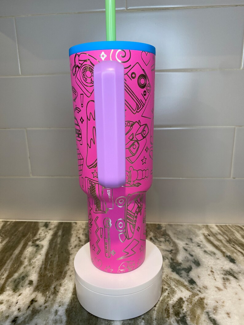 Simple Modern 40 Oz Trek Tumbler 80's Nostalgia Laser Engraved - Etsy