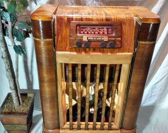 Vintage Philco Radio Cocktail/wine Cabinet, Lighted. Antique 1940's ...