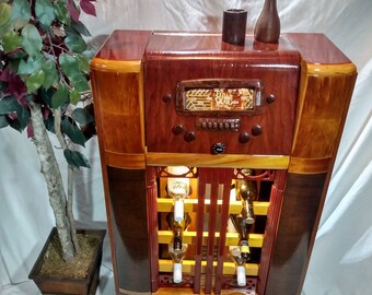 Vintage Philco Radio Cocktail/wine Cabinet, Lighted. Antique 1940's ...
