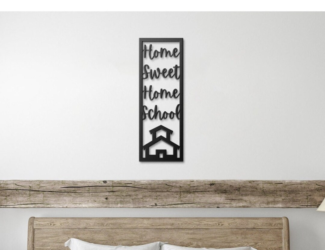 Home Sweet Homeschool Sign, Homeschool Classroom Decor, School House ...