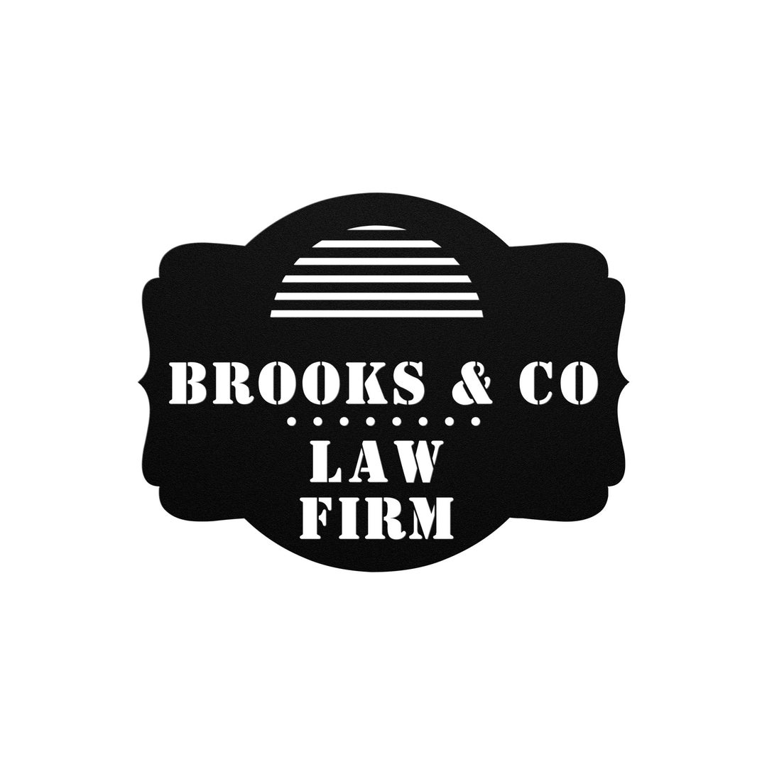 Customized Business Sign, Metal Sign Business Name, Personalized Name ...