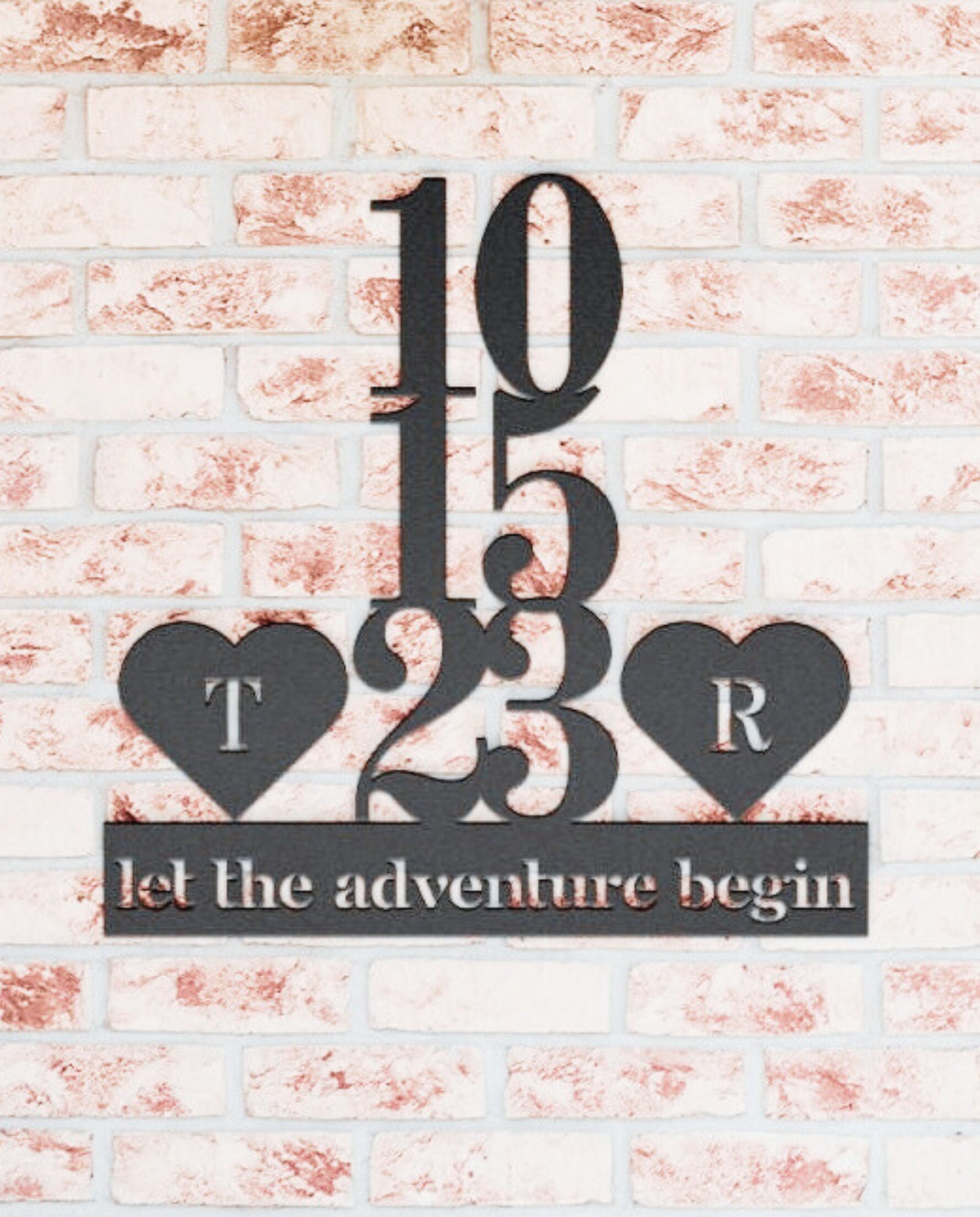 Personalized Wedding Date Sign New Last Name Sign Steel Anniversary ...