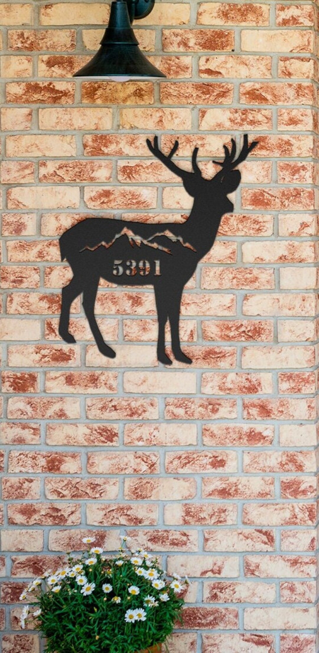 Deer Address Sign, Custom Buck Sign, Deer Antler Name Sign, Deer ...