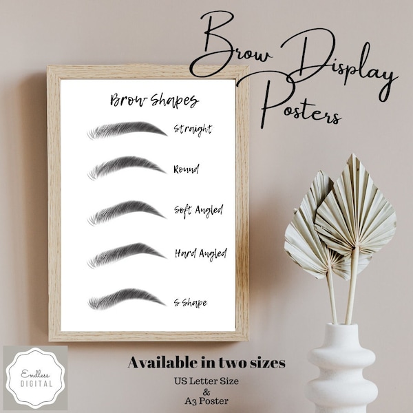 Printable Eyebrow Shapes - Etsy