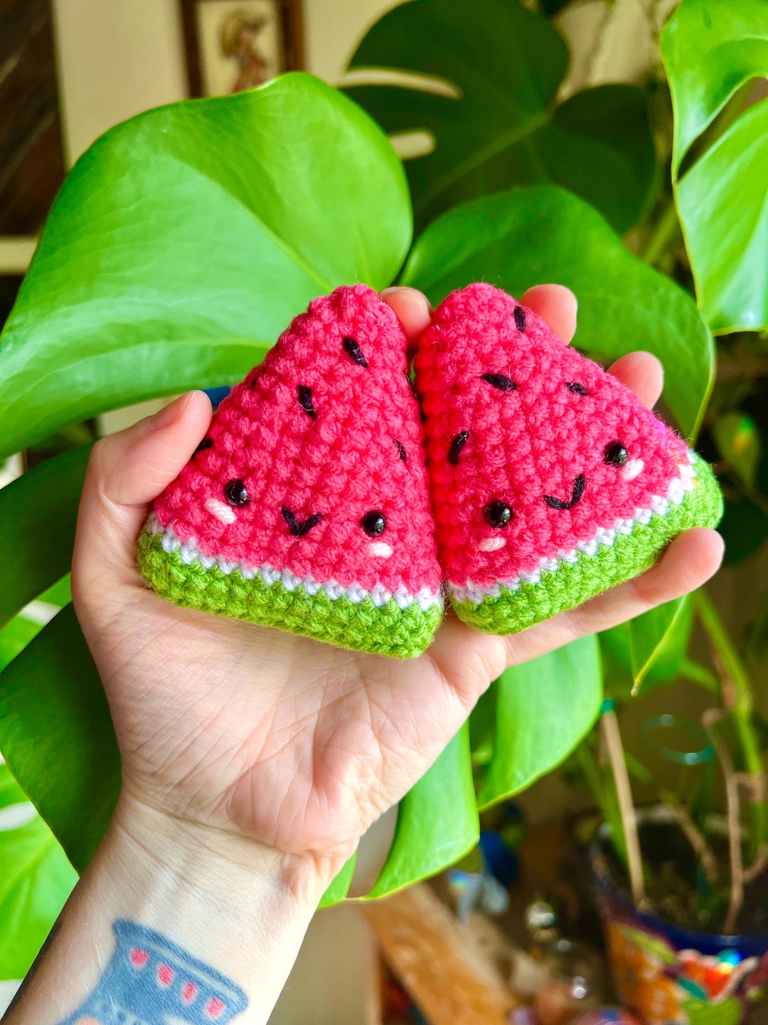 Catnip Watermelon Toy, Crochet Cat Kitten Toy - Etsy