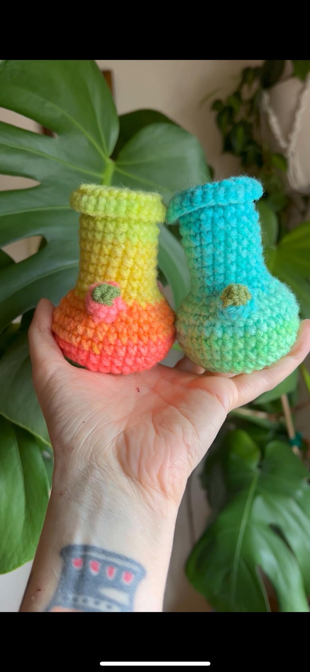 Catnip Crinkle Bong Toy, Crochet Cat Kitten Toy - Etsy