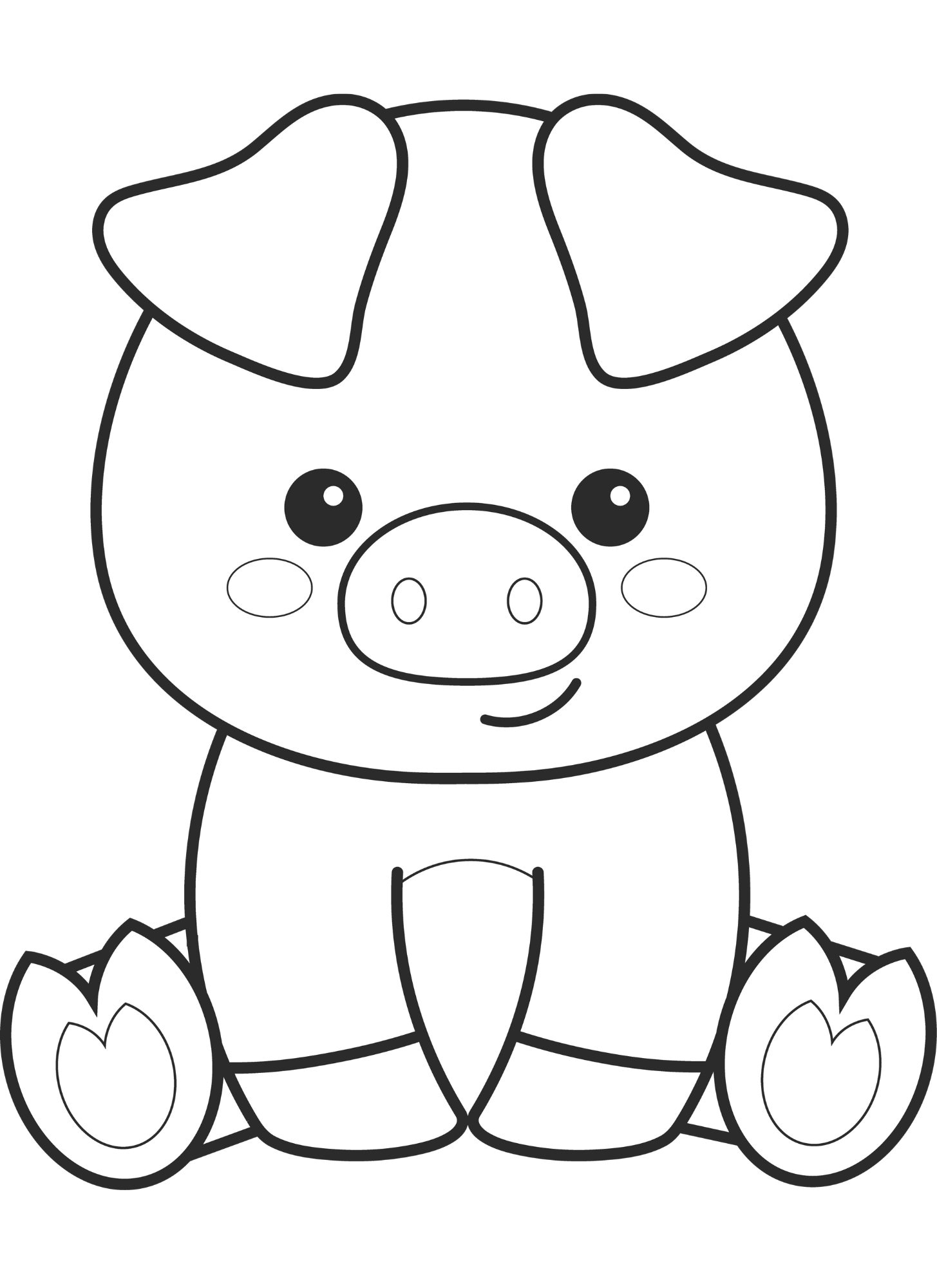 Animal Coloring Pages-1 PDF (10 Pages)- Cute and Fun Animal Theme ...
